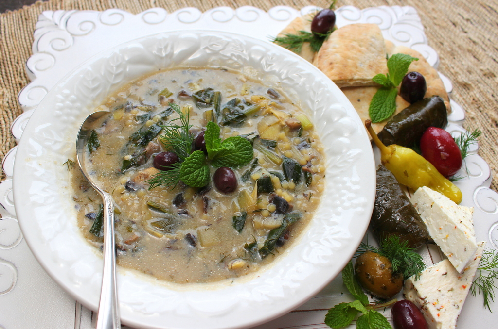 Vegetarian Magiritsa Greek Easter Soup manual – Palatable Pastime ...