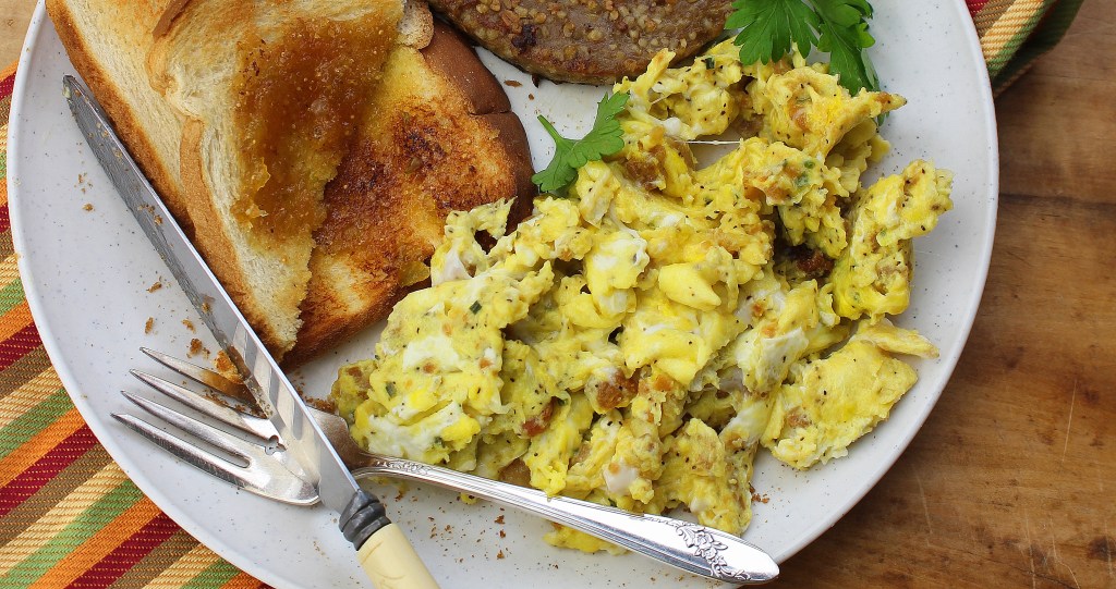 Pork Cracklin' Breakfast Scramble – Palatable Pastime Palatable Pastime