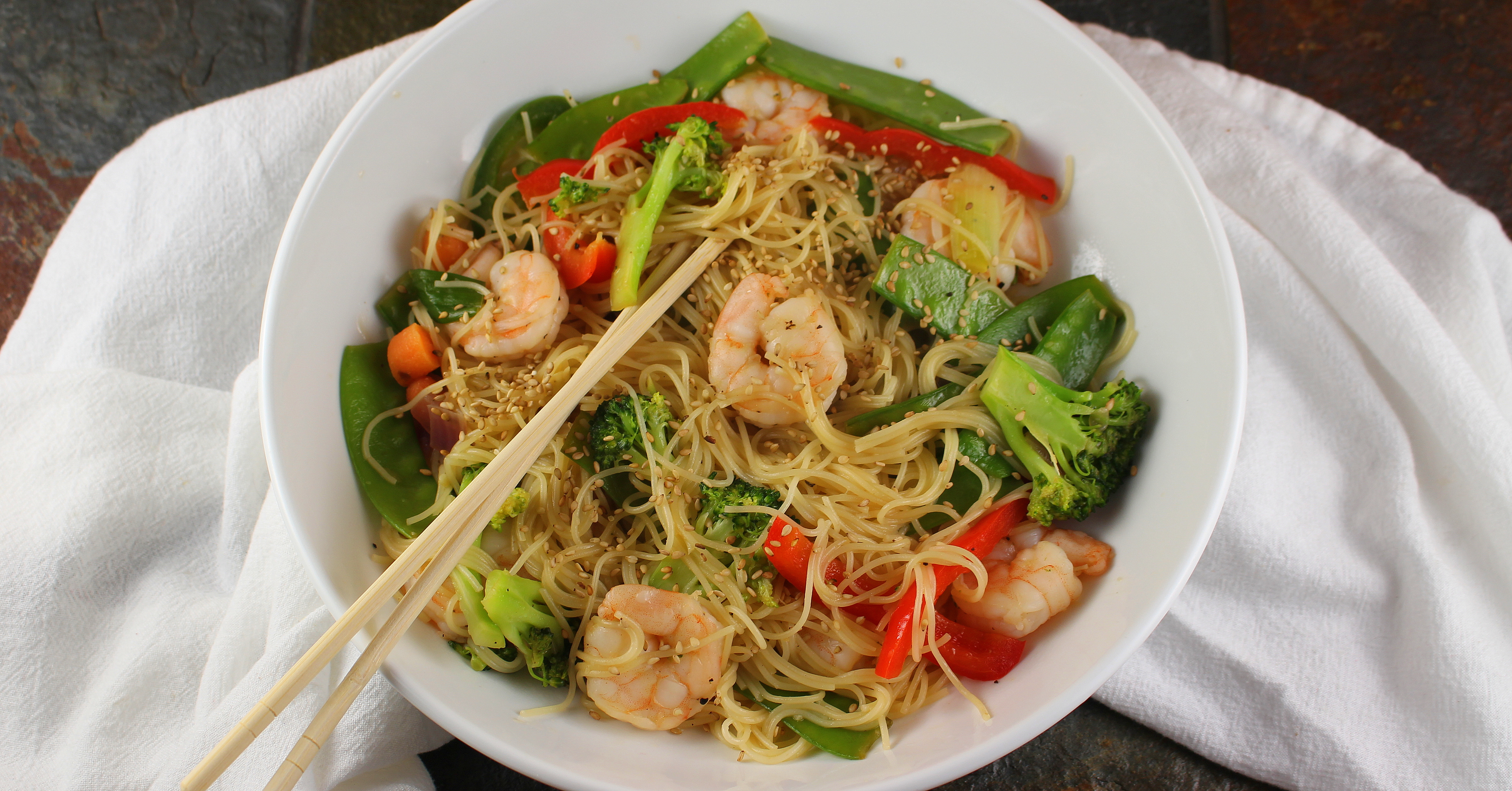 Vietnamese Sesame Shrimp Noodles (Mi Xao Tom) – Palatable Pastime ...